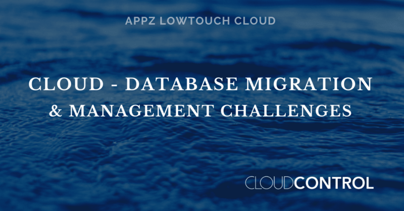 database migration Archives - CLOUDCONTROL