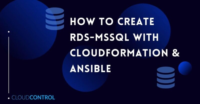 RDS-MSSQL Archives - CLOUDCONTROL