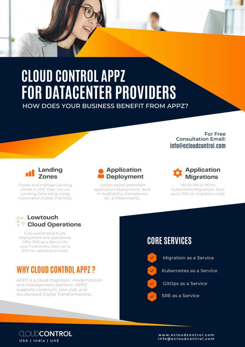 Cloud Control AppZ for Data Center Providers | eCloudControl