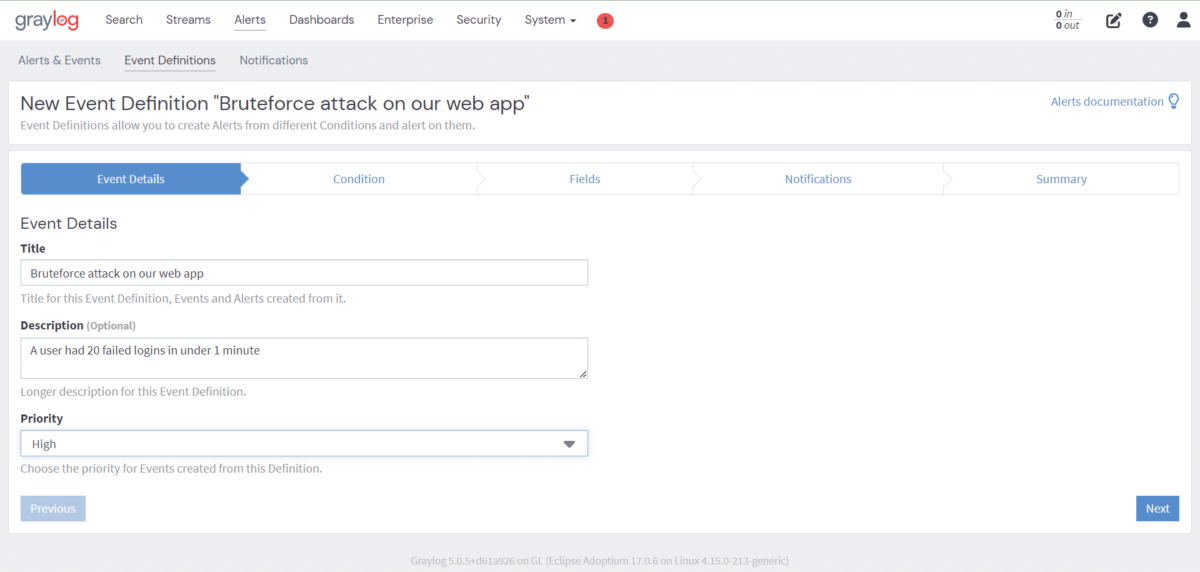 Mastering Graylog: Events & Alerts