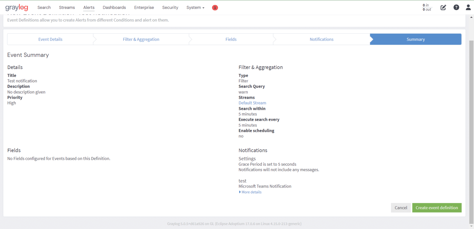 Mastering Graylog: Events & Alerts
