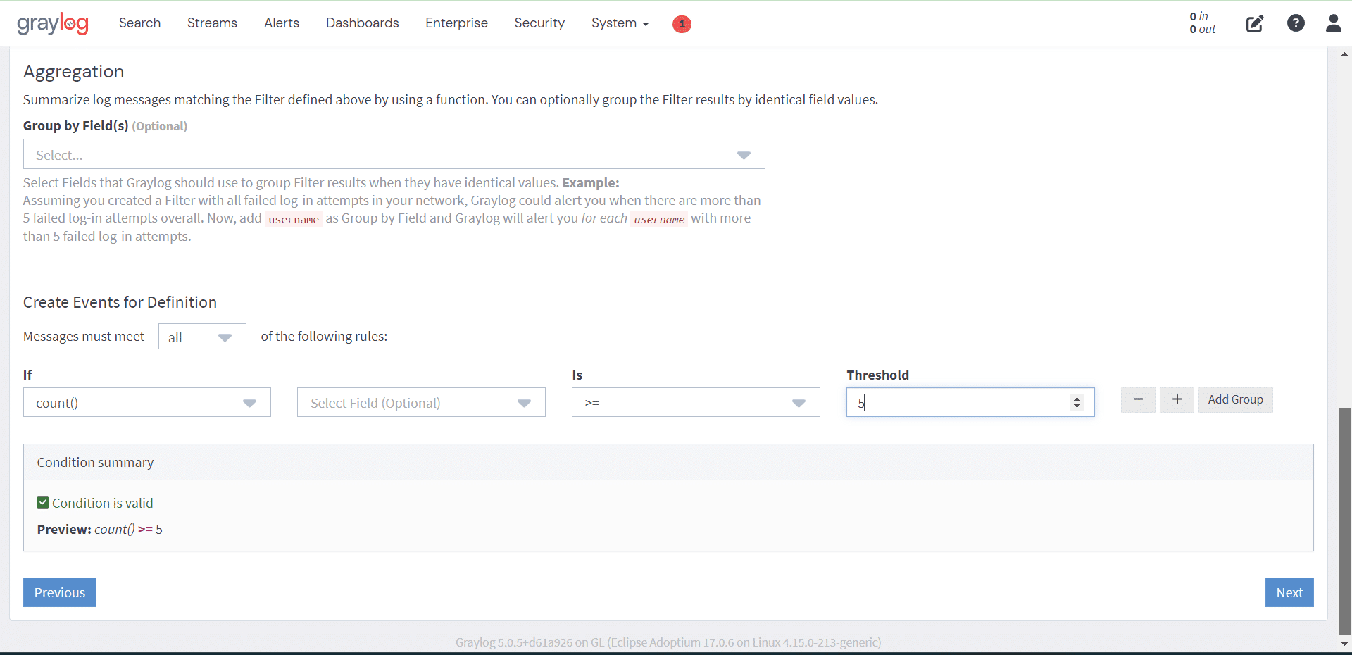 Mastering Graylog: Events & Alerts