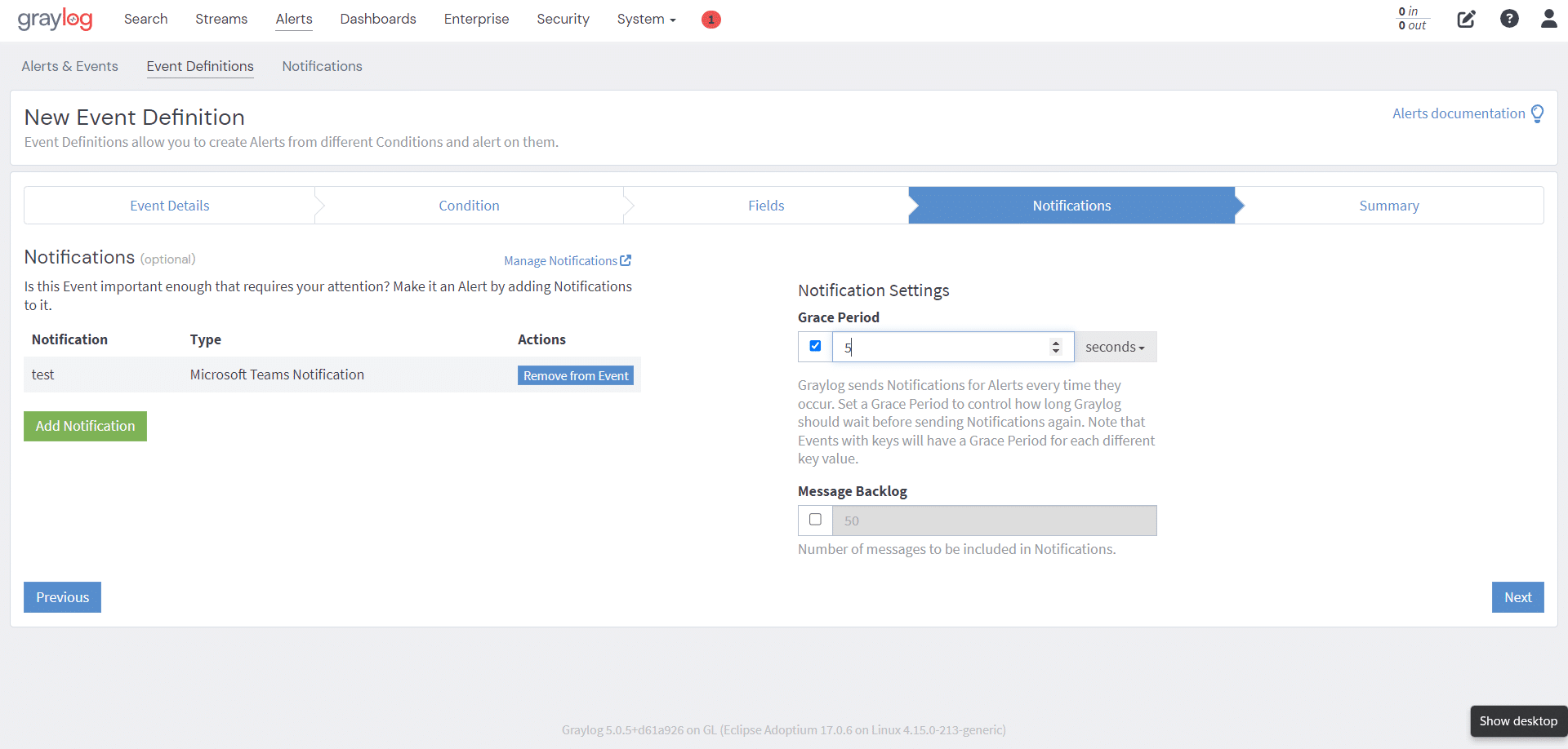 Mastering Graylog: Events & Alerts